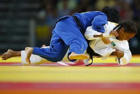 Brazilian Judoka Erika Miranda White During Editorial Stock Photo ...