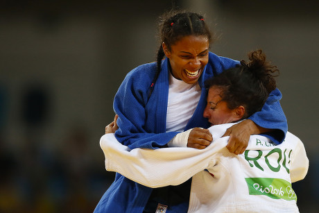 Brazilian Judoka Erika Miranda Blue Competes Editorial Stock Photo ...