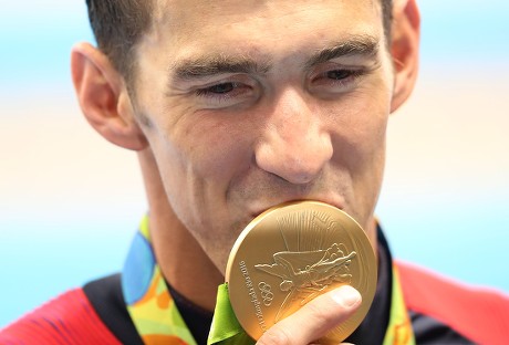 Swimming Gold Medal Winners Usas 4x100m Editorial Stock Photo - Stock ...