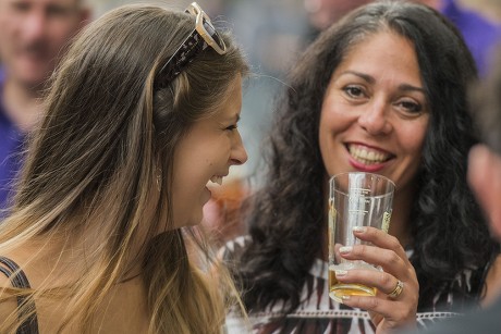 Women Enjoying Their Beer Great British Editorial Stock Photo - Stock ...