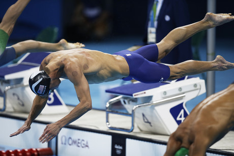 United States Michael Phelps Celebrates Winning Editorial Stock Photo ...