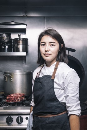 Chef Elizabeth Allen, London, UK - Jul 2016 Stock Pictures, Editorial ...