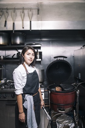 Chef Elizabeth Allen, London, UK - Jul 2016 Stock Pictures, Editorial ...