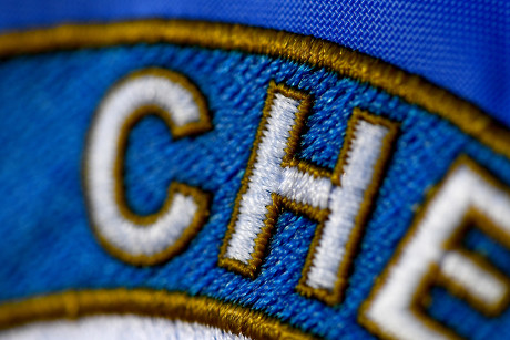 Detailed Shot Chelsea Badge On Corner Editorial Stock Photo - Stock ...