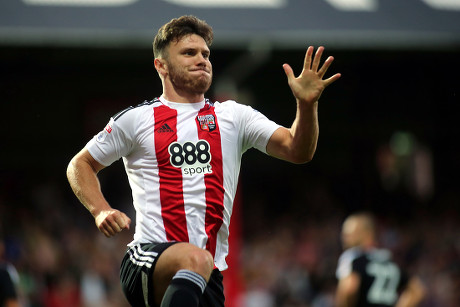 Scott Hogan Celebrates Scoring Brentfords Opening Editorial Stock Photo ...