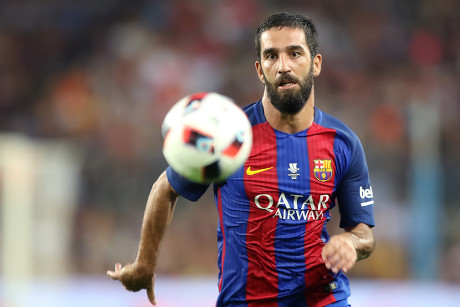 Arda Turan Barcelona During Spanish Super Editorial Stock Photo - Stock ...