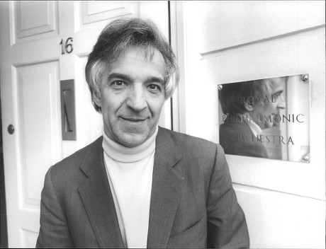 Vladimir Ashkenazy New Conductor Royal Philharmonic Editorial Stock ...