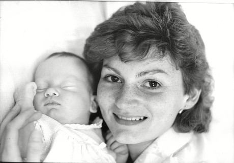 Debbie Bevan Her Baby Daughter Katie Editorial Stock Photo - Stock ...