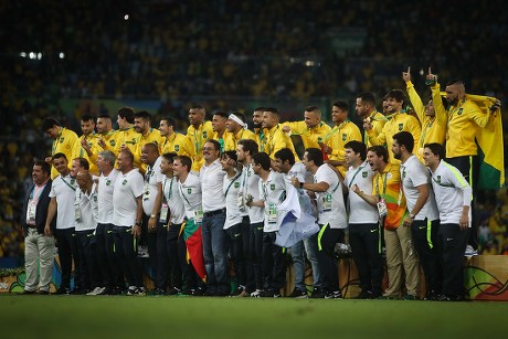 Brazilan Team After Match 32 Mens Editorial Stock Photo - Stock Image ...