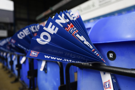 Paper Clappers On Seats Portman Road Editorial Stock Photo - Stock ...