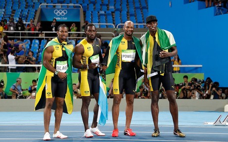 Jamaicas Yohan Blake Nickel Ashmeade Asafa Editorial Stock Photo - Stock Image | Shutterstock