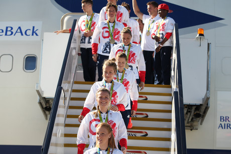 Team Gb Arriving Home Rio 2016 Editorial Stock Photo - Stock Image ...