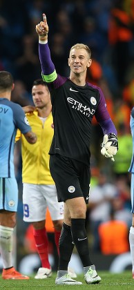 Citys Goalkeeper Joe Hart Waves Goodbye Editorial Stock Photo - Stock ...