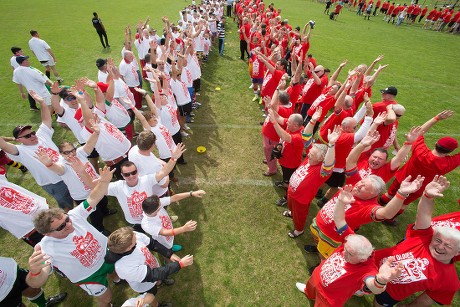 Participants Wait Bind Together Attempt Worlds Editorial Stock Photo ...