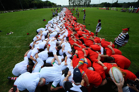 Worlds Largest Scrum Has Been Made Editorial Stock Photo - Stock Image ...