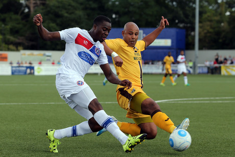 Simon Downer Sutton United Fejiri Okenabirhie Editorial Stock Photo ...