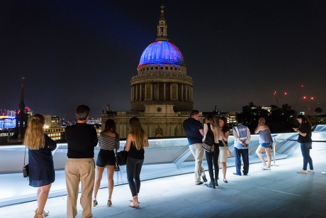 Martin Firrells St Pauls Cathedral Projection Editorial Stock Photo ...