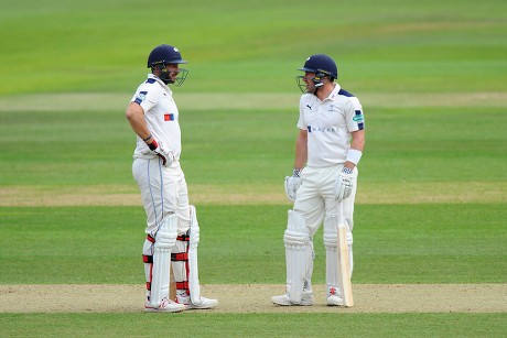 Yorkshires Tim Bresnan Yorkshires Andrew Hodd Editorial Stock Photo ...
