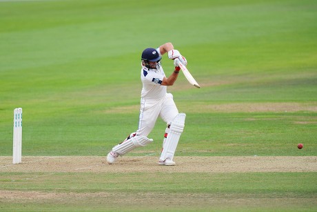 Yorkshires Andrew Hodd Batting During Specsavers Editorial Stock Photo ...