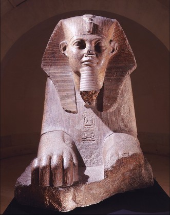 AMENEMHET II 1876-1842 BC LARGE SPHINX Editorial Stock Photo - Stock ...