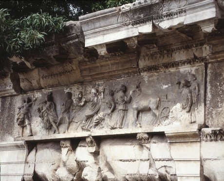 Rape Sabine Women Relief Basilica C Editorial Stock Photo - Stock Image ...