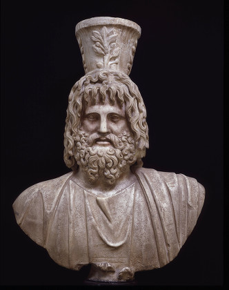 Serapis Roman God His Calathos Grain Editorial Stock Photo - Stock ...