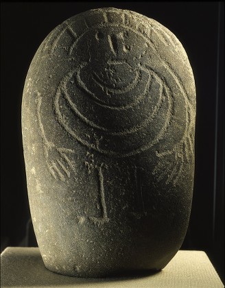 Stele Engraved Basalt Stone Early 1st Editorial Stock Photo - Stock ...