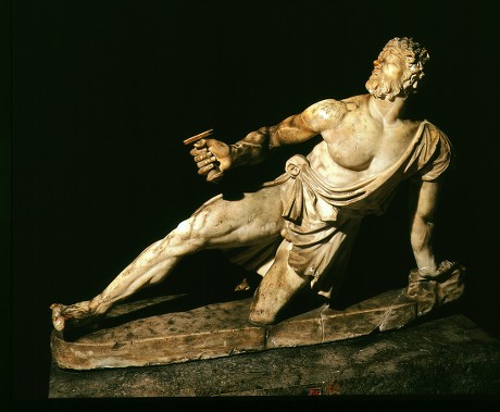 Wounded Gaul Falling 1st Century Roman Editorial Stock Photo - Stock ...