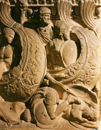 Wounded Gaul Falling 1st Century Roman Editorial Stock Photo - Stock ...