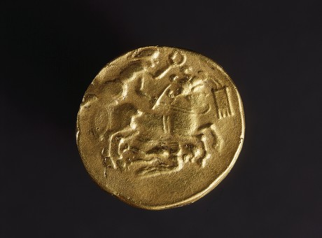 Horse Gold Stater Reverse Gallic Coin Editorial Stock Photo - Stock ...