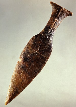 Dagger Flint Prehistoric Segerstad Sweden Editorial Stock Photo - Stock ...