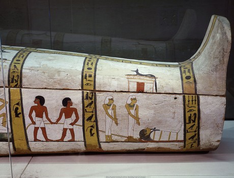 Burial Sarcophagus Being Transported Tomb Sarcophagus Editorial Stock ...