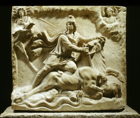 Mithras Slaying Bull Fertilize Earth Doublesided Editorial Stock Photo ...