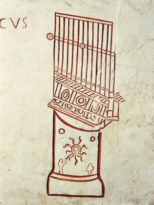 Roman Calendar Fragment Known Fasti Antiates Editorial Stock Photo ...