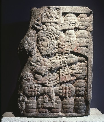 Ritual Selfsacrifice Relief Basalt Aztec Mexica Editorial Stock Photo ...
