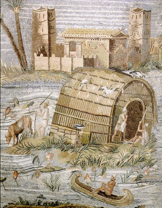Fortified Roman Temple Native Hut On Editorial Stock Photo - Stock ...