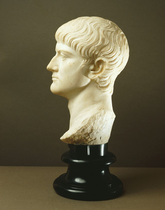 Roman Nobleman Marble Head Era Trajan Editorial Stock Photo - Stock ...