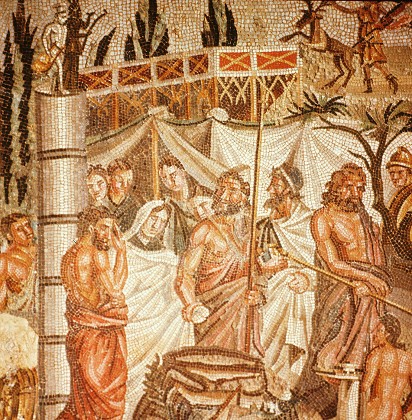 Sacrifice Auris Iphigenia Daughter Agamemnon Roman Editorial Stock ...