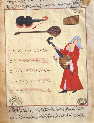 Music Sheet Saz Player Lute Extended Editorial Stock Photo - Stock ...