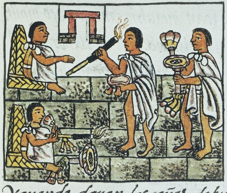 Mixtec Deities Facsimile Precolumbian Mixtec Codex Editorial Stock ...