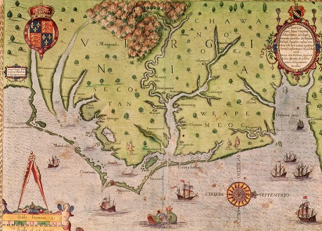 Map By William Hack 1685 Showing Editorial Stock Photo - Stock Image ...