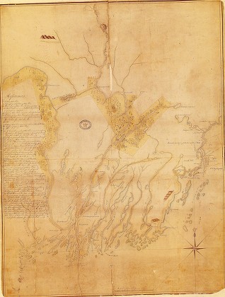 Map By William Hack 1685 Showing Editorial Stock Photo - Stock Image ...