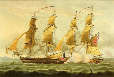 Capture Uss Argus Sloop War Sunk Editorial Stock Photo - Stock Image ...