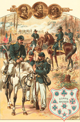 Federal Uniforms Worn By Generals Sherman Editorial Stock Photo - Stock ...