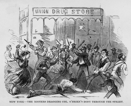 Rioters Dragging Body Colonel Obrien Through Editorial Stock Photo ...