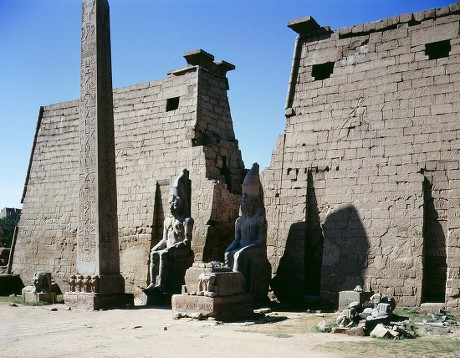 Pylon Gateway Obelisk Ramses Ii 127913 Editorial Stock Photo - Stock ...