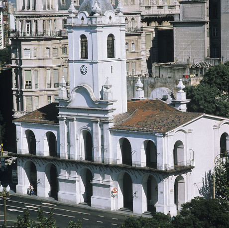 Cabildo Colonial Architecture Buenos Aires Argentina Editorial Stock ...