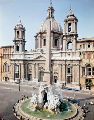 3 Baroque photograph italian west europe rome fountains architecture ...