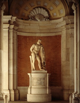 Niche Ancient Roman Statue Hercules Baths Editorial Stock Photo - Stock ...