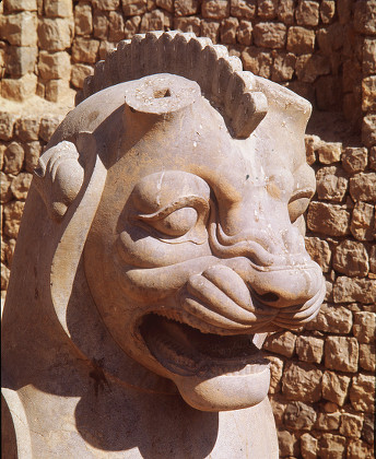 Lions Head Volute Capital Persepolis 6th Editorial Stock Photo - Stock ...
